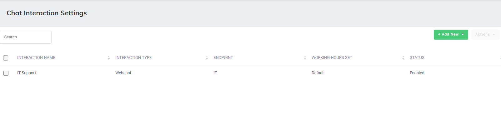Configuring Webchat Interactions