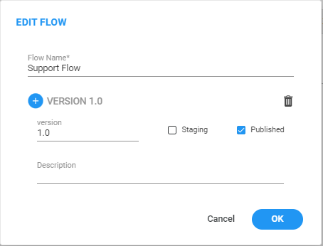 Editing a Flow