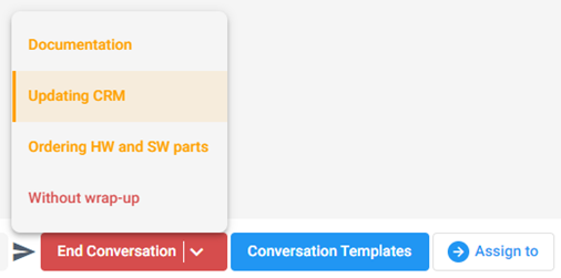 Ending and Wrapping Up a Chat Interaction