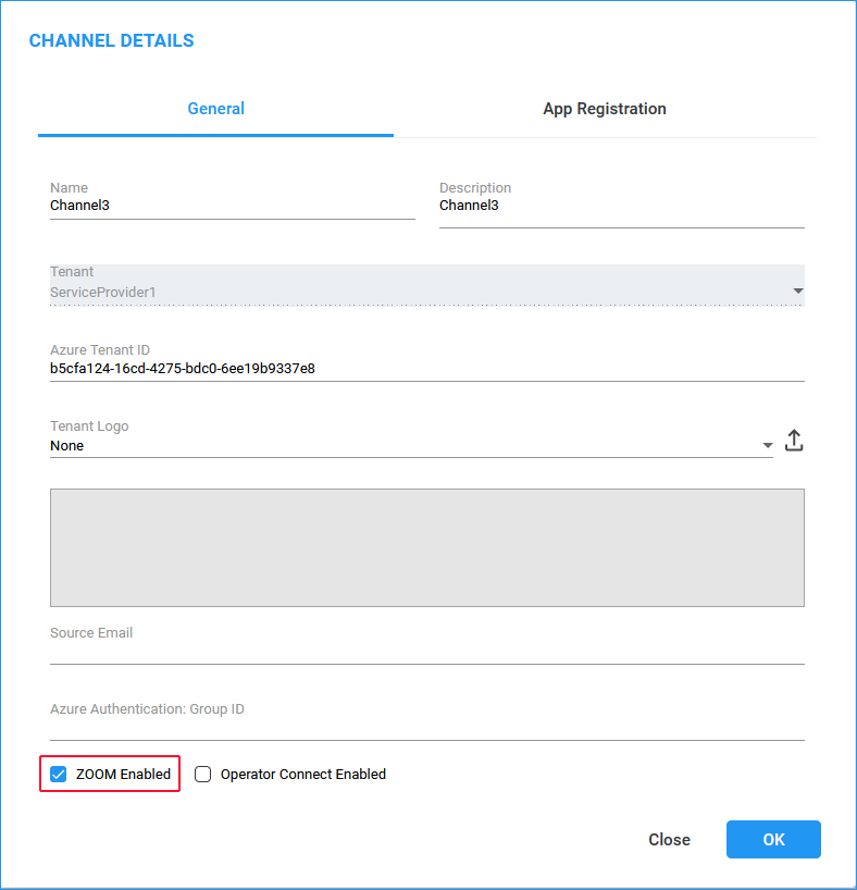 Configure Zoom Reseller Channel