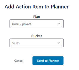 Integrating Meeting Insights with Microsoft Planner