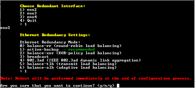 Add Redundant Interface
