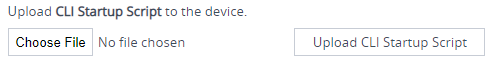 Uploading a CLI Startup Script File