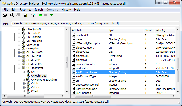 LDAP-based Login Authentication Example