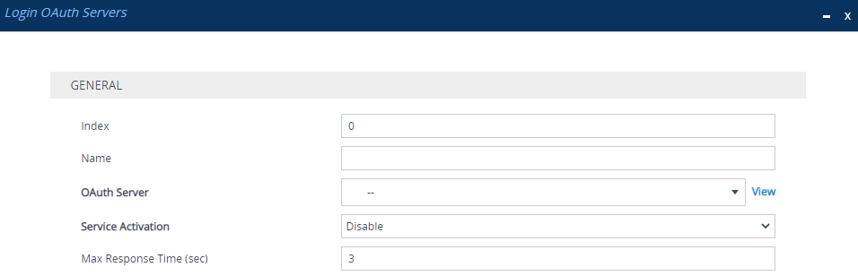 Configuring OAuth Servers for User Login Authentication