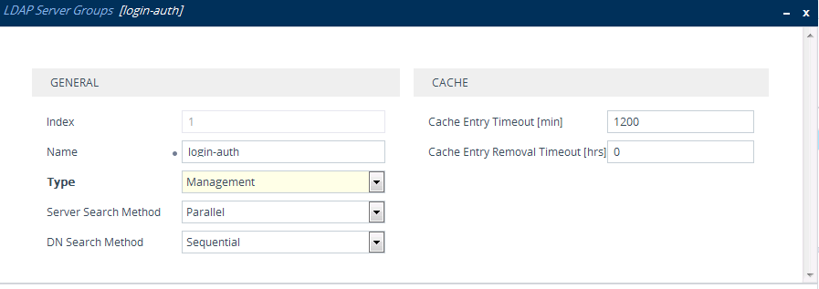 LDAP-based Login Authentication Example