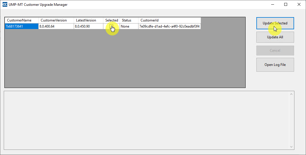 Upgrading Customer Tenant