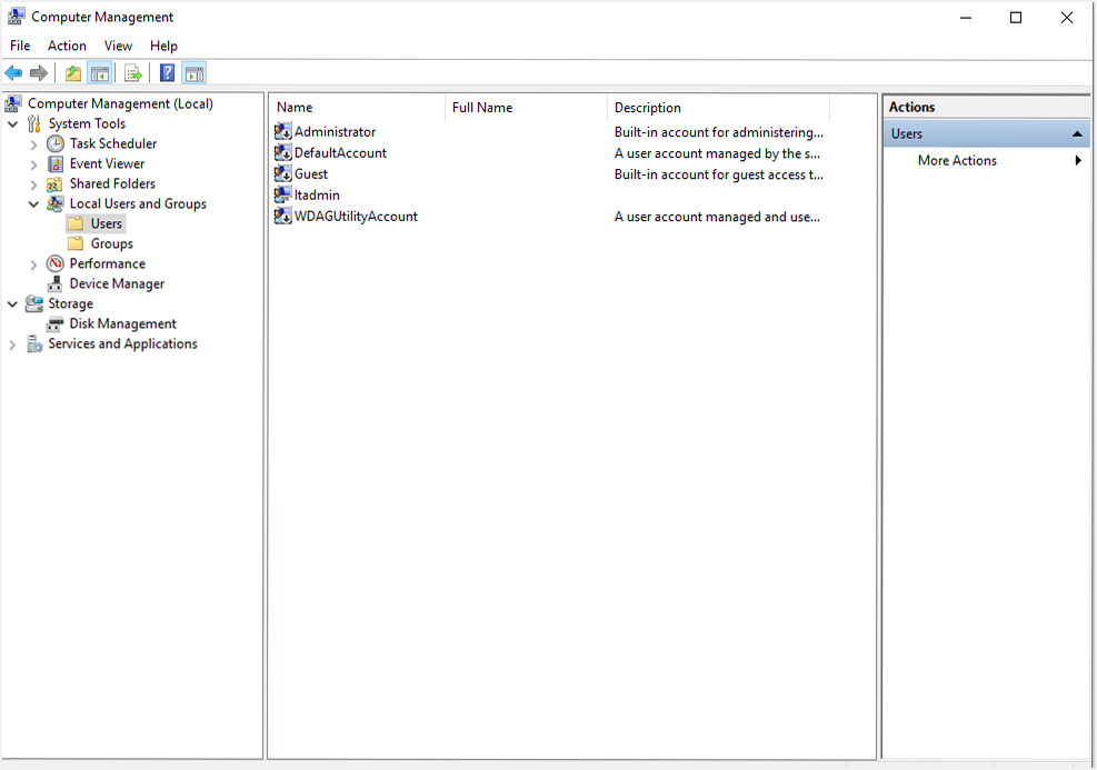 Creating UMP Service Account