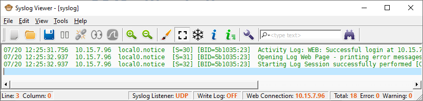 Wrapping Syslog Message Lines