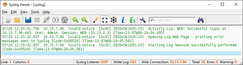 Wrapping Syslog Message Lines